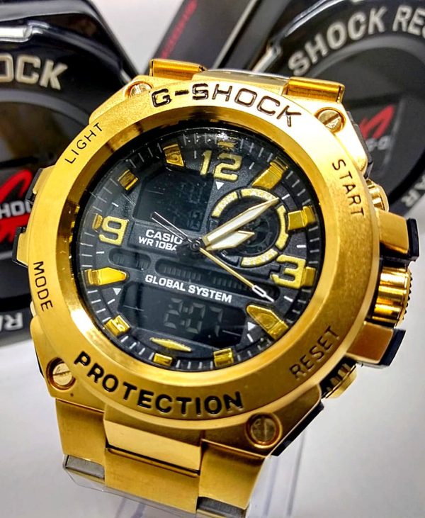 Lançamento G-Shock Protection Banhado 100% Funcional + Corrente GRÁTIS ...